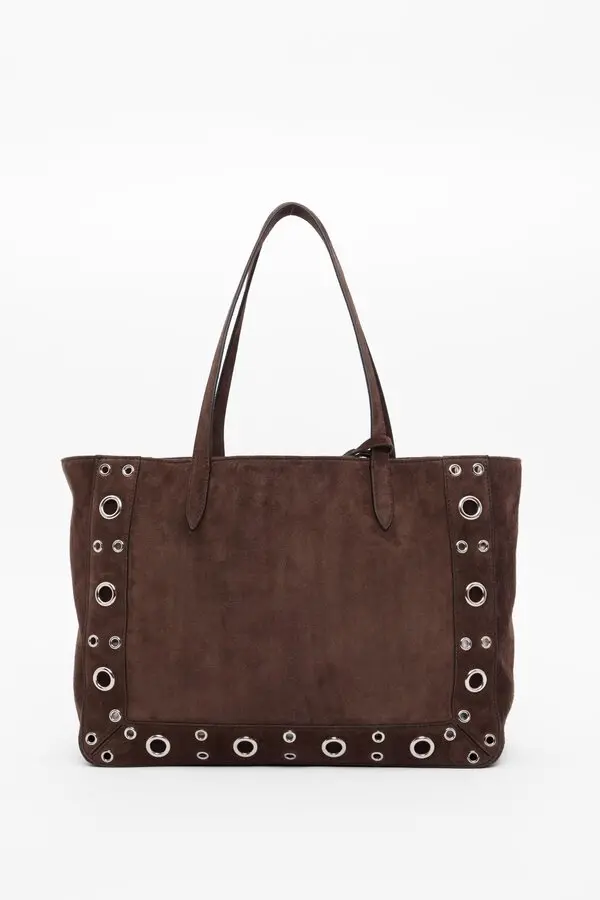 Valentino Garavani Nellcôte Eyelet Embellished Mini Tote Bag