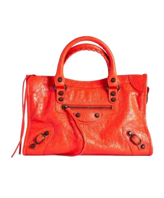 Balenciaga Le City Small Shoulder Bag - Orange