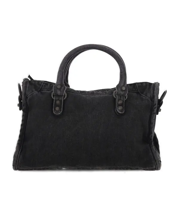 Balenciaga Le City Denim Small Top Handle Bag