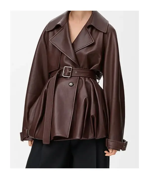 Loewe Anagram Embossed Belted Jacket