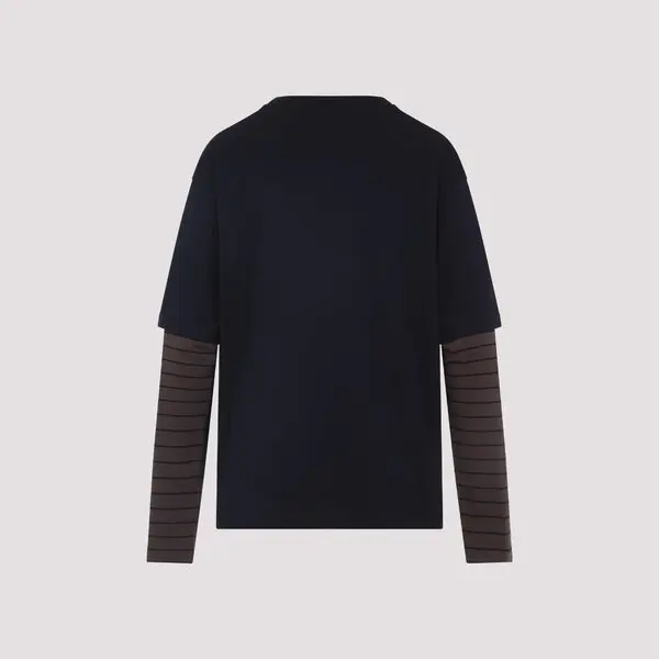 Miu Miu Long Sleeve Crew Neck T-shirt