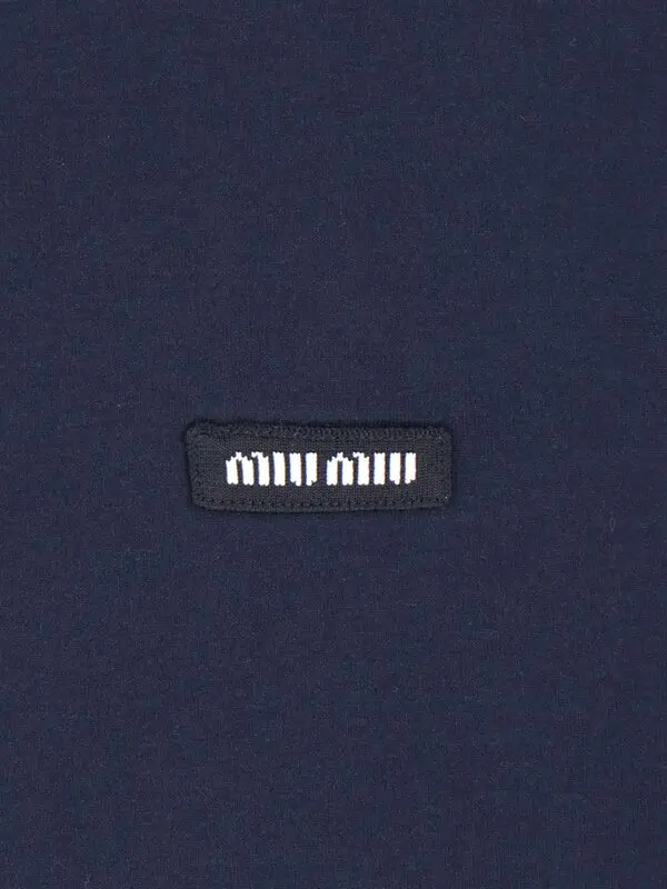 Miu Miu Long Sleeve Crew Neck T-shirt
