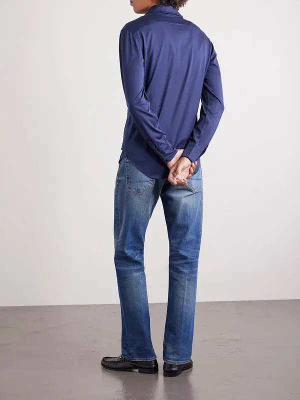 TOM FORD Silk And Cotton-blend Shirt