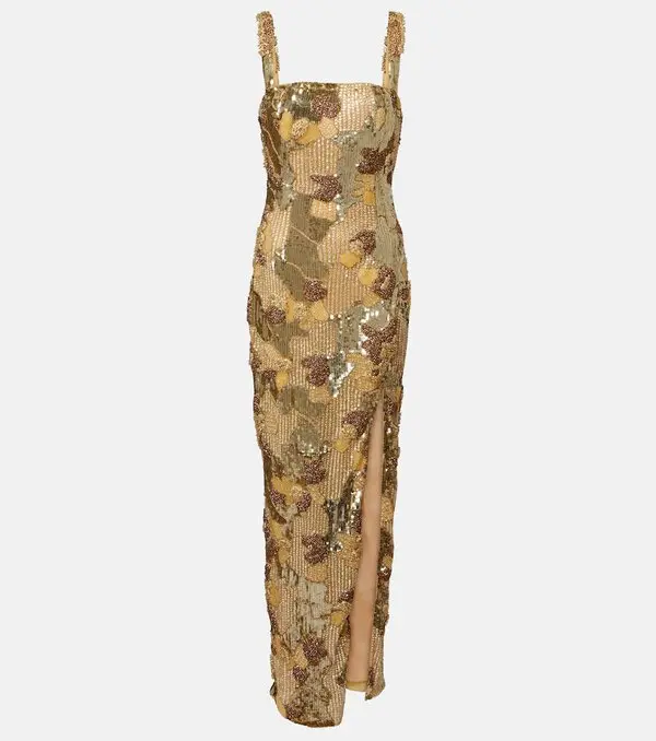 Rachel Gilbert Elyse Beaded Gown