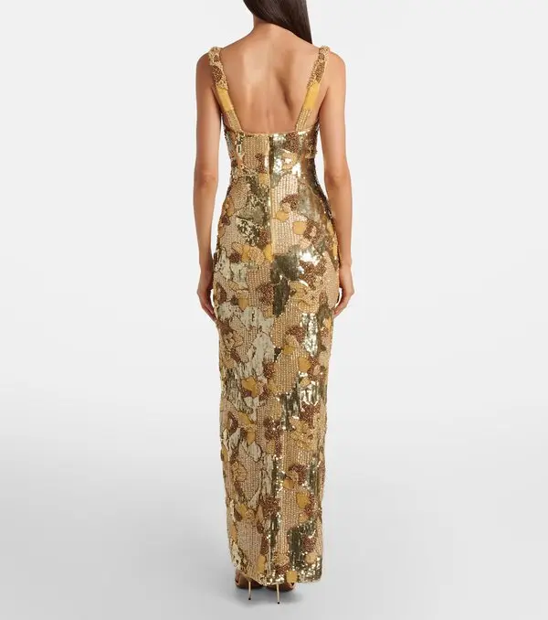 Rachel Gilbert Elyse Beaded Gown
