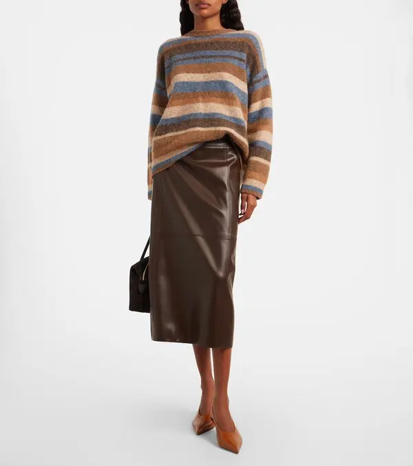 Max Mara Midi Skirt - Brown