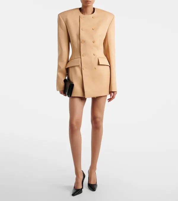 Wardrobe.NYC Rhw Double-breasted Minidress