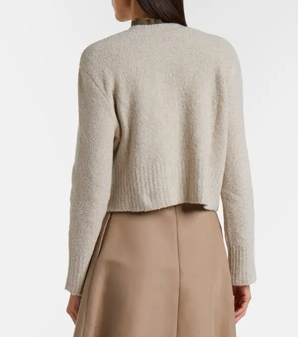 Altuzarra Harris Cropped Wool-blend Cardigan