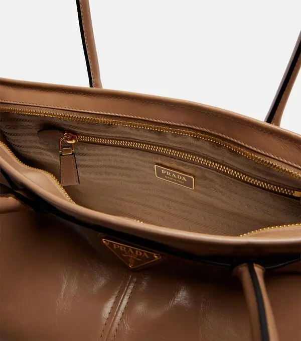 Prada Bonnie Large Leather Shoulder Bag