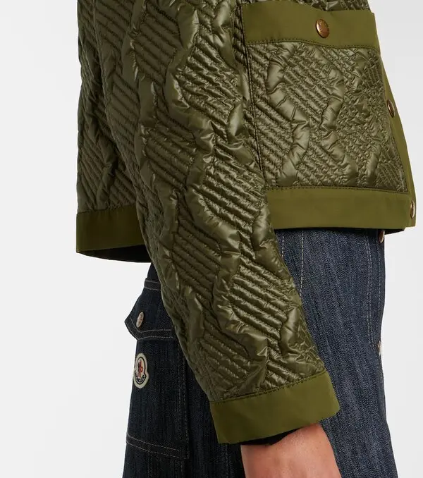 Moncler Libellule Quilted Down Jacket - Green
