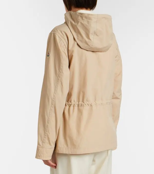 Moncler Serin Hooded Parka - Beige