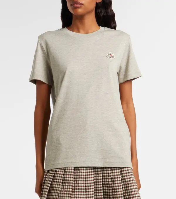Moncler Set Of Three Cotton Jersey T-shirts
