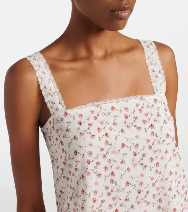 Posse Charlotte Floral Cotton Mini Dress