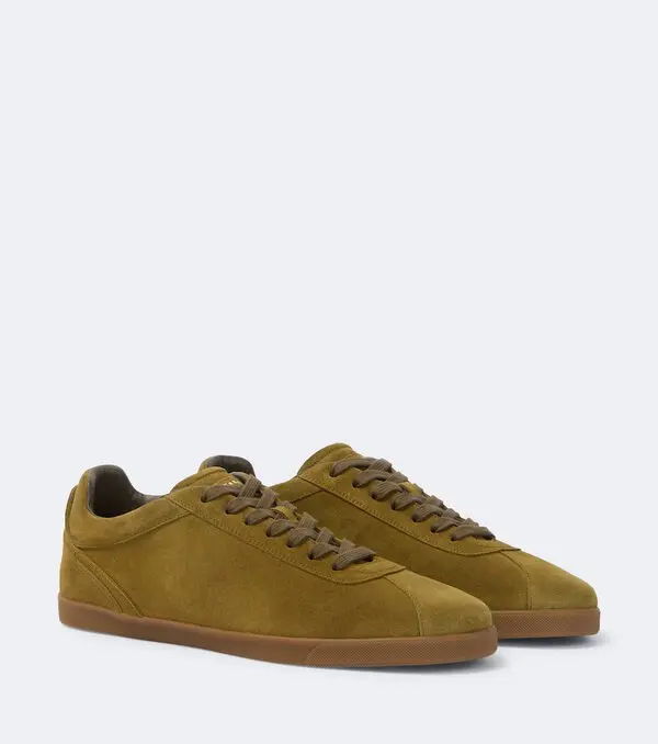 Kiton Suede Lace-up Sneakers - Green