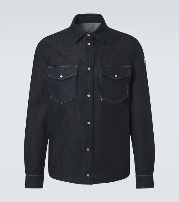 Moncler Denim Shirt - Blue