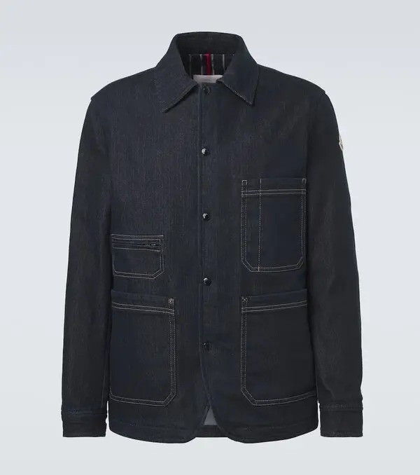 Moncler Haderu Denim Jacket - Blue