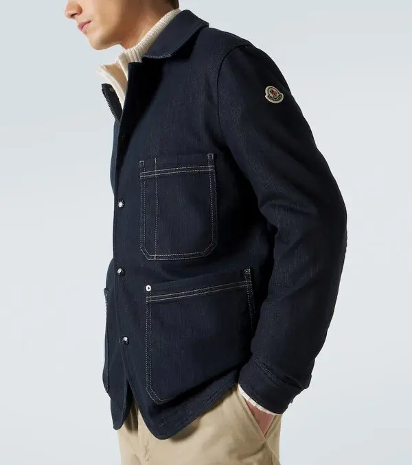 Moncler Haderu Denim Jacket - Blue