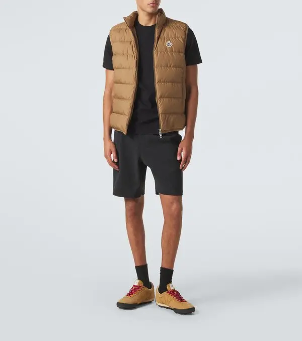Moncler Cotton-blend Jersey T-shirt - Black