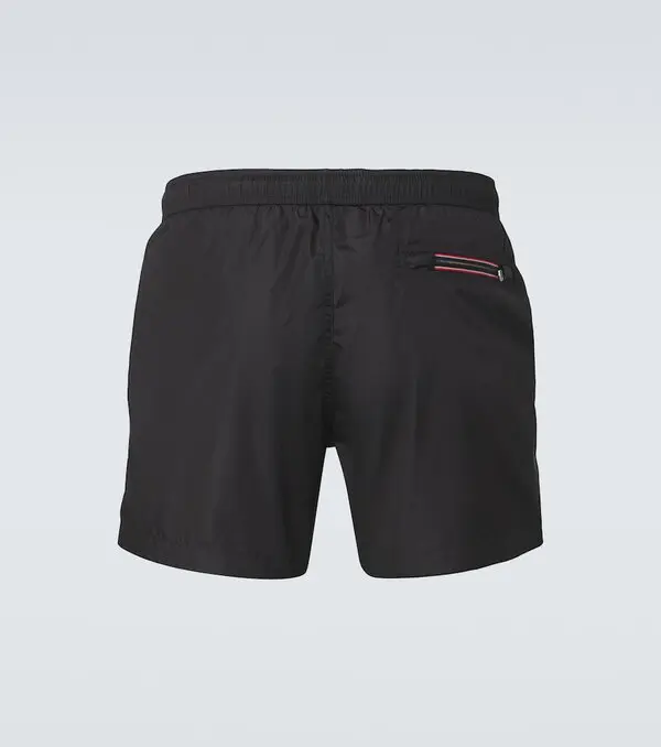 Moncler Logo Swim Trunks - Black