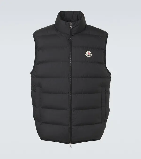 Moncler Contrin Down Vest - Black