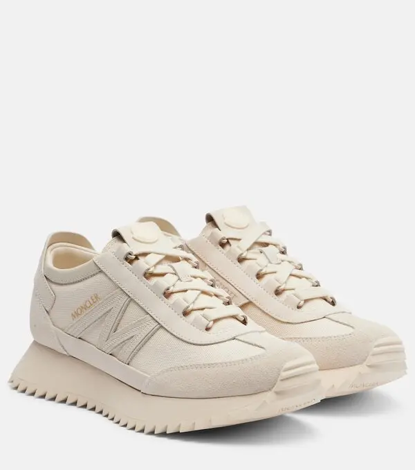 Moncler Pacey2 Lace-up Sneakers - Beige