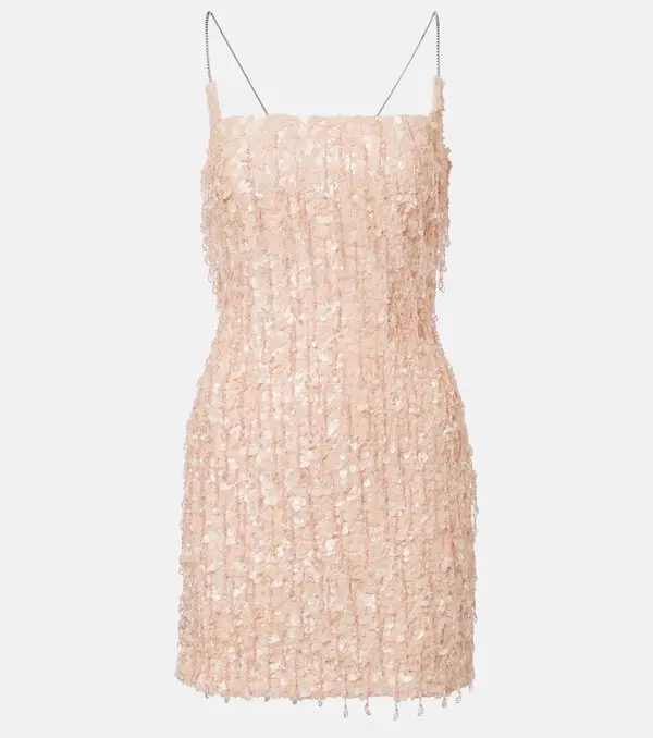 LA FUORI Fairy Glen Folly Sequin Mini Dress - Pink