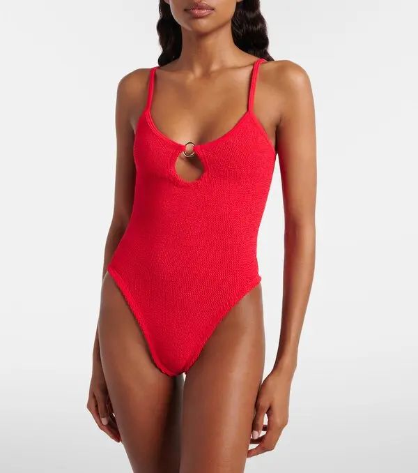 Hunza G Toni One Piece Swimsuit - Red