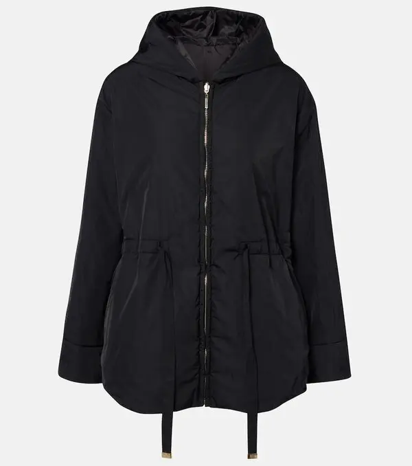 Max Mara The Cube Hooded Jacket - Black