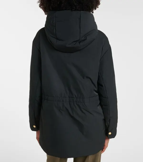 Max Mara The Cube Hooded Jacket - Black