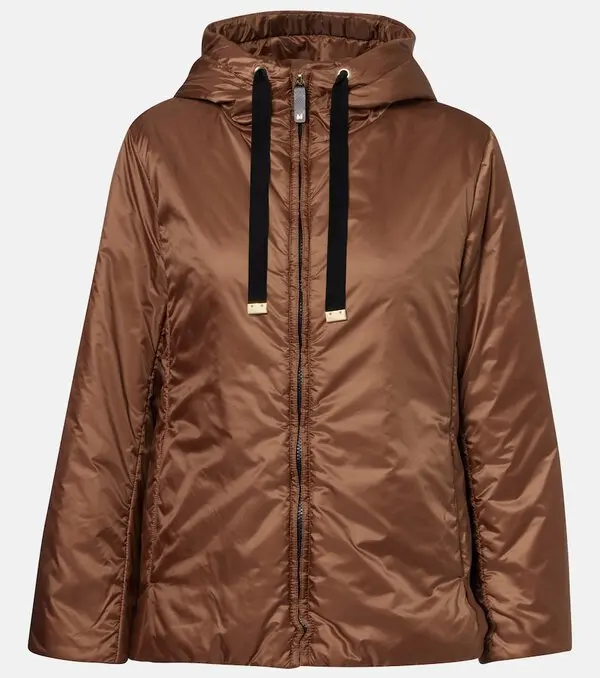 Max Mara The Cube Hooded Jacket - Brown