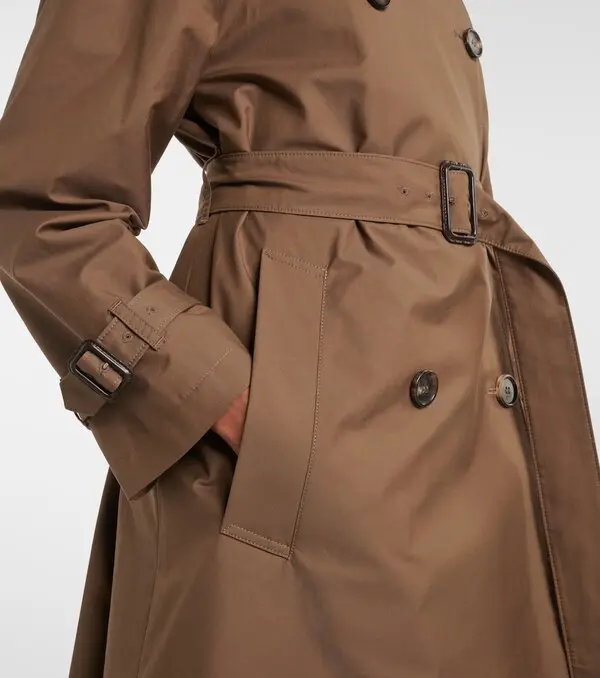 Max Mara Cotton-blend Trench Coat