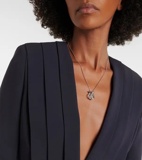 Max Mara Pleated Cady Blazer