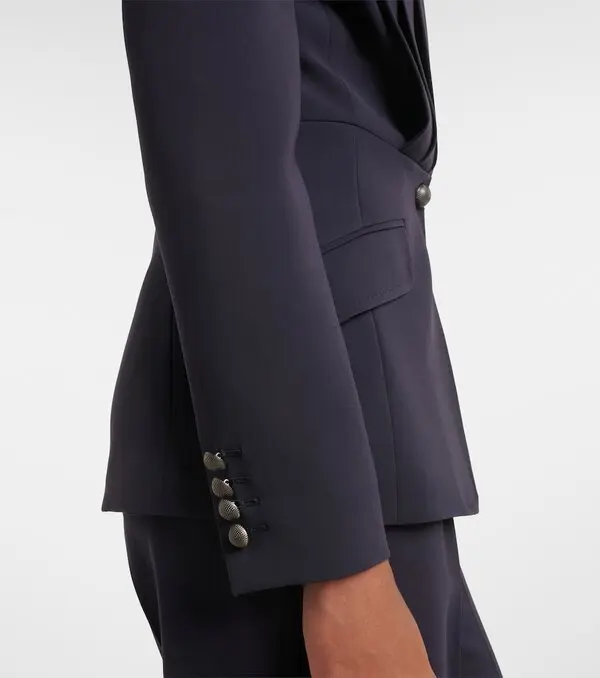 Max Mara Pleated Cady Blazer