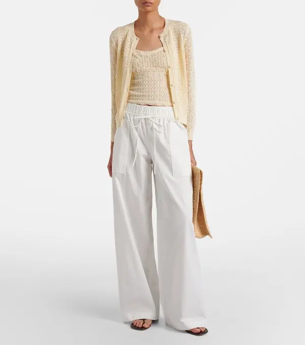 DÔEN Diane Pointelle Cardigan