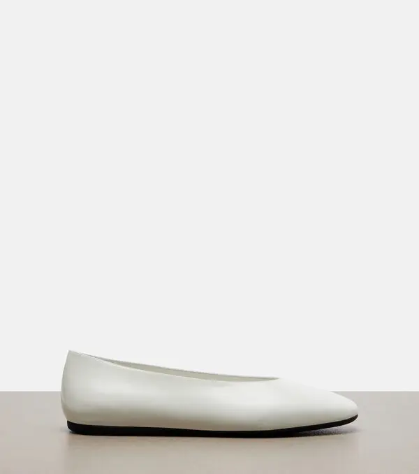 Prada Leather Ballet Flats
