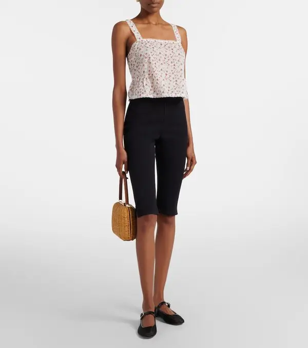 Posse Angelina Cotton-blend Capri Pants