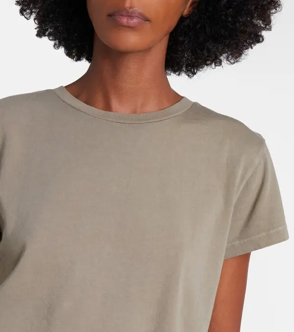 AGOLDE Adine Cotton Jersey T-shirt - Brown