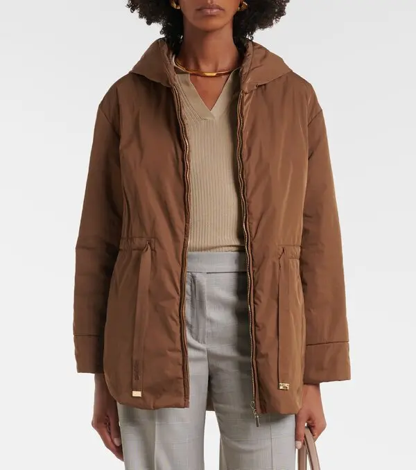 Max Mara Hooded Jacket - Brown