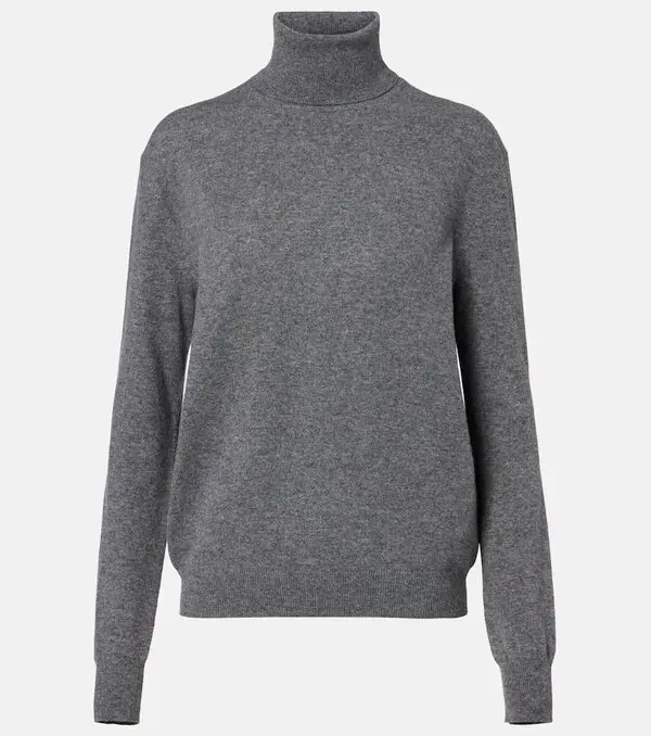 JIL SANDER Wool And Cashmere Turtleneck Sweater - Grey