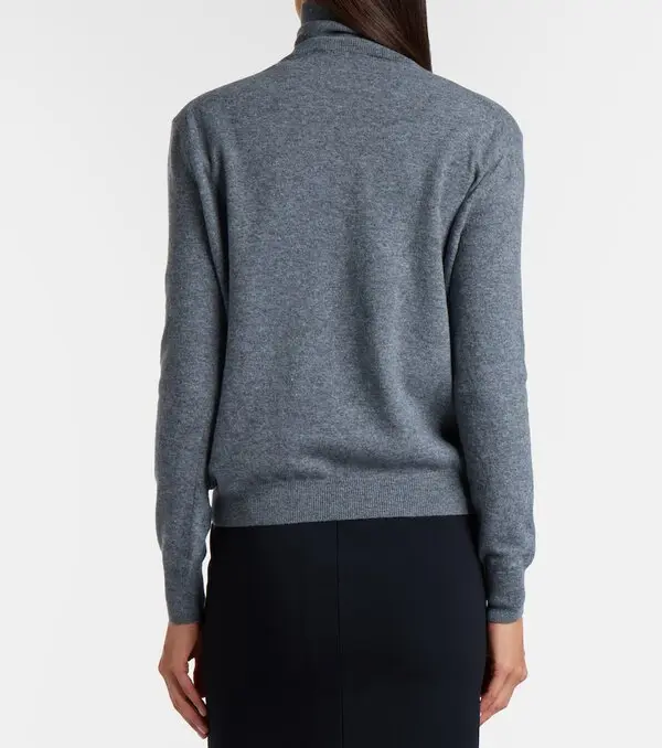 JIL SANDER Wool And Cashmere Turtleneck Sweater - Grey
