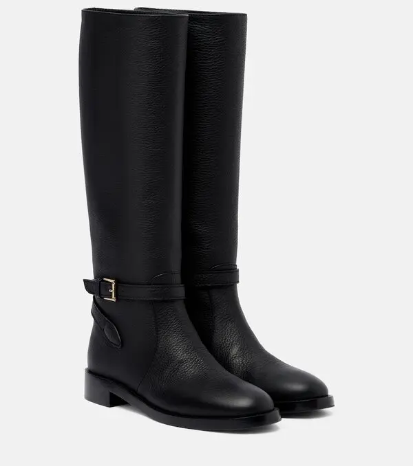 GIANVITO ROSSI Varenne Leather Knee-high Boots