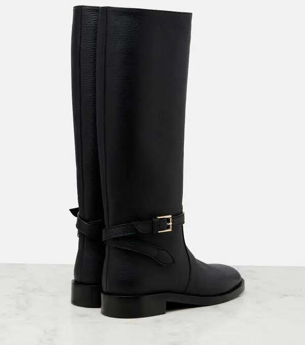 GIANVITO ROSSI Varenne Leather Knee-high Boots