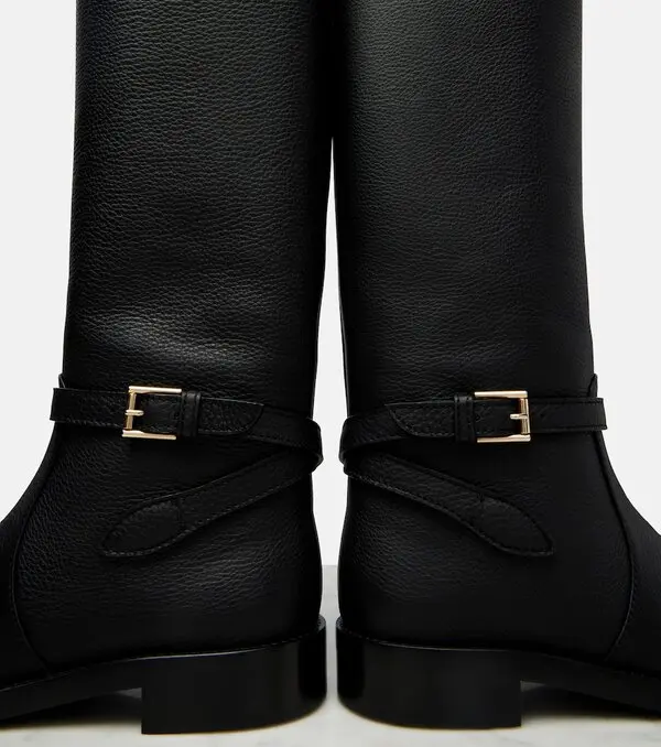 GIANVITO ROSSI Varenne Leather Knee-high Boots