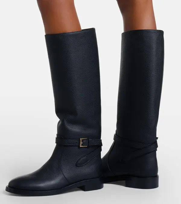 GIANVITO ROSSI Varenne Leather Knee-high Boots