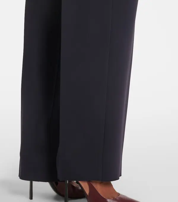 Max Mara Pleated Cady Straight-leg Pants