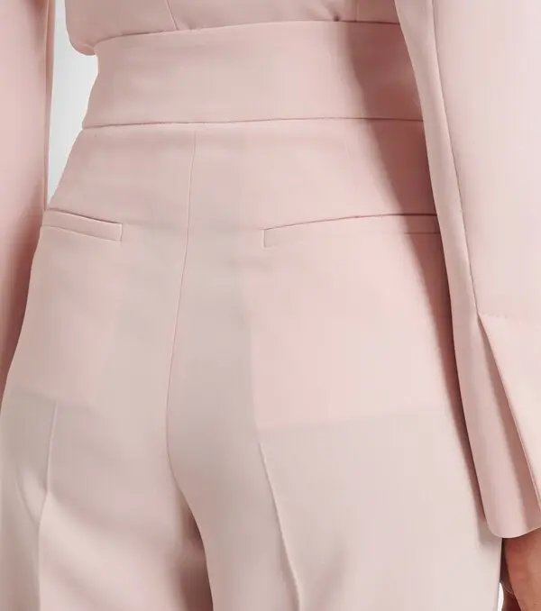 Max Mara Pleated Cady Straight-leg Pants
