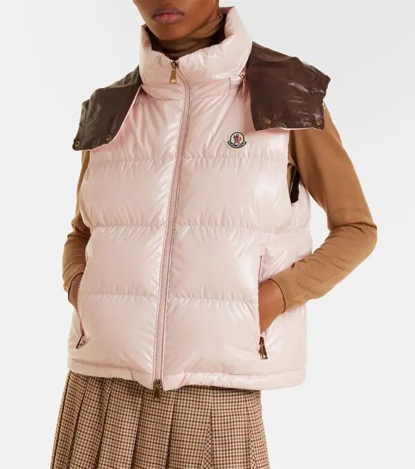 Moncler Niverolle Down Vest - Pink