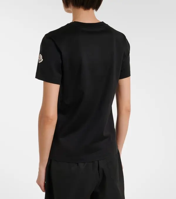 Moncler Logo Cotton Jersey T-shirt