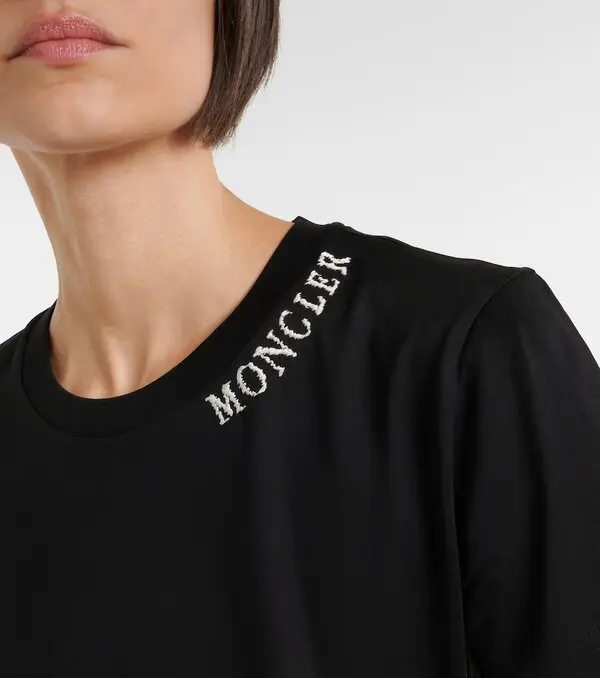 Moncler Logo Cotton Jersey T-shirt