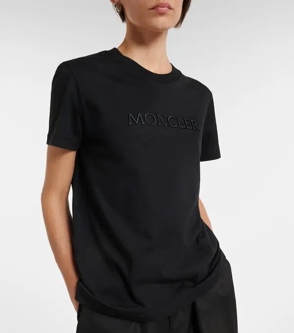 Moncler Logo Cotton Jersey T-shirt